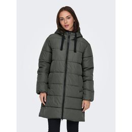 Only Damen Only Steppmantel &raquo;ONLCLAIR PUFFER HOOD COAT OTW CC&laquo; grau S
