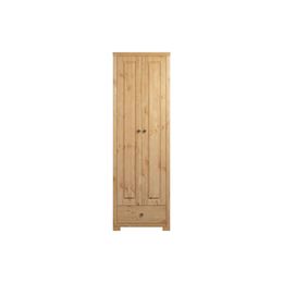 OTTO home Garderobenschrank &raquo;Gotland, Dreht&uuml;renschrank, Garderobe&laquo; aus massiver Kiefer, FSC -zertifiziert, H&ouml;he 193 cm beige Massivholz