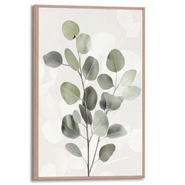 Reinders Poster &raquo;Eucalyptus Zweig&laquo; K&uuml;che - Gr&uuml;n - MDF - Blumen und Pflanzen - 20x30 cm gr&uuml;n