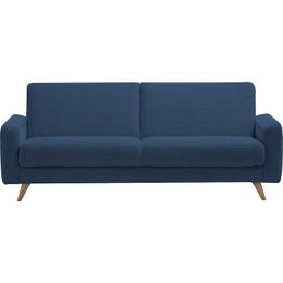 exxpo - sofa fashion 3-Sitzer &raquo;Samso, elegant und bequem, aktueller Cord Bezug, Kippcouch&laquo; hochwertige Verarbeitung, Schlafsofa inkl. Bettfunktion und