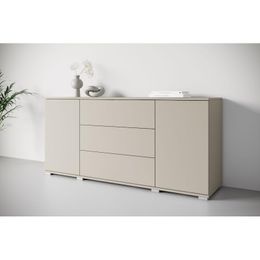 OTTO home Sideboard &raquo;Kenia, Kommode f&uuml;r das Schlafzimmer/Wohnzimmer&laquo; 1 Stk. tlg. Modernes Sideboard mit 3 Schubladen und 4 F&auml;chern, Breite 150 cm 