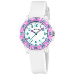 Calypso Watches Jungen Calypso Watches Quarzuhr &raquo;My First Watch&laquo; Armbanduhr, Kinderuhr, bis 10 bar wasserdicht, ideal als Geschenk wei&szlig;