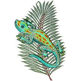 Fensterbild &raquo;Fensterbild "Gecko" farbig&laquo; bunt Polyester