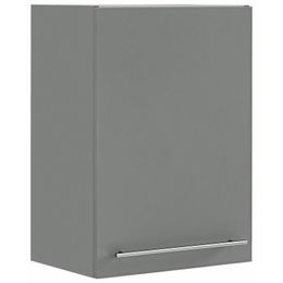 Optifit H&auml;ngeschrank &raquo;Bern&laquo; Breite 50 cm, 70 cm hoch, mit 1 T&uuml;r, mit Metallgriff grau