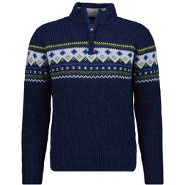 Ragman Herren Ragman Rundhalspullover blau 56