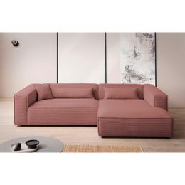 LeGer Home by Lena Gercke &raquo;PIARA XXL, Big-Sofa, Cord, Leinenoptik o. Strukturstoff, L-Form&laquo; wahlweise Ottomane rechts/links, Kedernaht, extra tiefe 