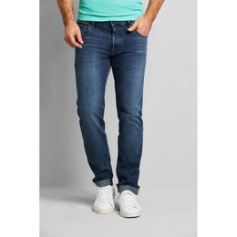 Bugatti Herren Bugatti 5-Pocket-Jeans mit Power Stretch blau 42, L&auml;nge 34