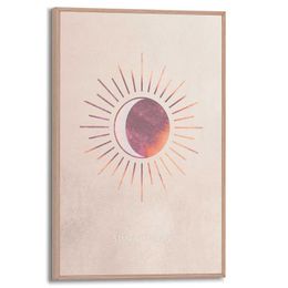 Reinders Poster &raquo;Sun & Moon&laquo; braun MDF