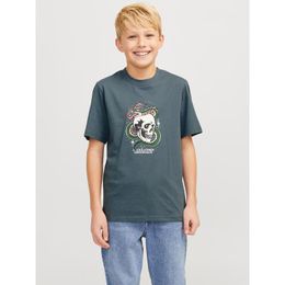 Jack & Jones Jack & Jones Junior Jungen T-Shirt &raquo;JORANATOMY SKULL TEE SS CREW NECK SN JNR&laquo; grau 128