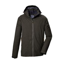 Killtec Herren Funktionsjacke &raquo;Romotos&laquo; Wind- u. wasserdichte Herrenjacke, atmungsaktiv, PFAS-frei impr&auml;gniert braun XL