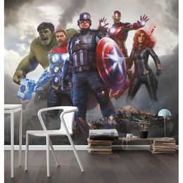 Komar Kindertapete &raquo;Marvel Avengers Working Together&laquo; bedruckt glatt bunt Vlies