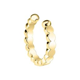 Vivance Unisex Paar Ohrclips &raquo;925/- Sterling Silber vergoldet&laquo; gelb