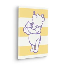 Komar Leinwandbild &raquo;Winnie the Pooh Sweet Tooth - Gr&ouml;&szlig;e 30 x 40 cm&laquo; Natur 1 Stk. tlg. Keilrahmenbild mi Echtholzrahmen bunt Holz, Papier