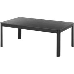 Stolkom Couchtisch &raquo;Lenni Wohnzimmertisch Keramik, Schwarz gemasert BxHxT 120x45x70 cm&laquo; Keramikoberfl&auml;che schwarz gemasert, Metallgestell schwarz matt schwarz