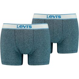 Levi's Levi's Herren &raquo;LEVIS MEN VNTG HTR BOXER BRIEF ORG CO 2P&laquo; 2er Pack, mit breitem Logobund blau S