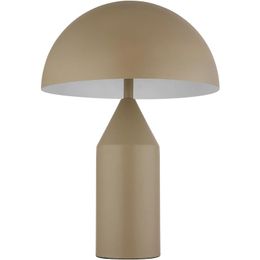 Globo LIGHTING Tischleuchte &raquo;ATOMA&laquo; E27 1 Stk. Design Tischlampe, Wohnzimmer, Schlafzimmer, Flur beige
