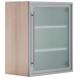 Optifit Glash&auml;ngeschrank, Breite 60 cm grau