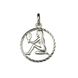 Vivance Damen Kettenanh&auml;nger &raquo;925/- Sterling Silber Sternzeichen Jungfrau&laquo; () wei&szlig;
