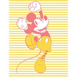 Komar Bild &raquo;Mickey Unwind&laquo; Disney 1 Stk. tlg. Wandbild zur Dekoration im Kinderzimmer - ohne Rahmen bunt Holz, Papier