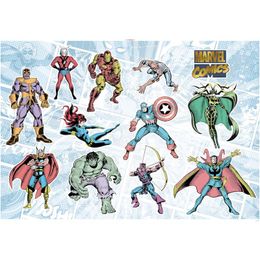 Komar Wandtattoo &raquo;Marvel Comics Collection - Gr&ouml;&szlig;e 100 x 70 cm&laquo; selbstklebend, Wandsticker, Kinderzimmer bunt Folie