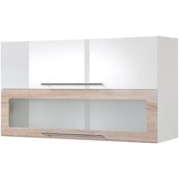 KOCHSTATION Klapph&auml;ngeschrank &raquo;KS-Wien&laquo; Breite 110 cm wei&szlig; Holzwerkstoff, MDF
