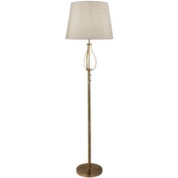 Searchlight Stehlampe &raquo;Vegas Floor Lamp&laquo; E27 1 Stk. beige