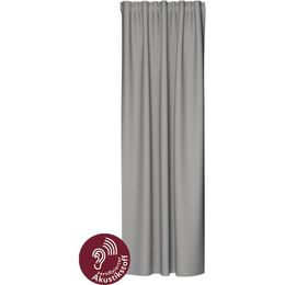 HOMING Vorhang &raquo;Allen&laquo; verdeckte Schlaufen 1 Stk. tlg. grau Polyester