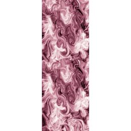 queence Vinyltapete &raquo;Jimenez&laquo; Farbverlauf abstrakt bedruckt gemustert glatt 90x250cm, selbstklebend, kinderleichte Anbringung,, Sticker rosa Vinyl