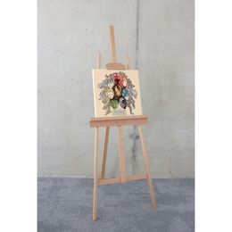 Komar Leinwandbild &raquo;Avengers Strike Back - Gr&ouml;&szlig;e 40 x 40 cm&laquo; Disney 40 x 40 cm (Breite x H&ouml;he), 1 Stk. tlg. Keilrahmenbild mit Echtholzrahmen, Kinderzimmer 