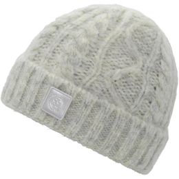 Chillouts Damen Chillouts Beanie &raquo;Rory Hat&laquo; Beanie mit Zierstrick grau