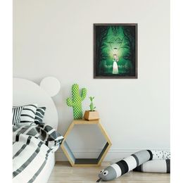 Komar Wandbild &raquo;Disney Sleeping Beauty Aurora Maleficent&laquo; Disney Set, 1 Stk. tlg. 40 x 50 cm (Breite x H&ouml;he) - Kinderzimmer, Dekoration gr&uuml;n Vlies