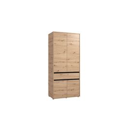 Inosign Kleiderschrank &raquo;Corbet Schlafzimmerschrank, Dreht&uuml;renschrank, W&auml;scheschrank TOPSELLER&laquo; 93 cm breit, Schublade, Kleiderstange, ABS schutzkanten
