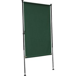 Angerer Balkonsichtschutz &raquo;Style&laquo; BxH: 150 x 225-275 cm, Ausfall 270 cm gr&uuml;n Polyacryl