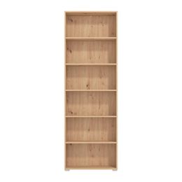 Inosign Aktenregal &raquo;Tomar 6&laquo; B&uuml;cherregal mit viel Stauraum, Ma&szlig;e (B/T/H): 70/24,5/211,5 cm braun