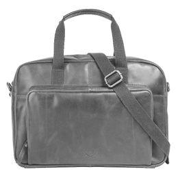 Sansibar Damen Aktentasche &raquo;Businessbag Black&laquo; echt Leder schwarz