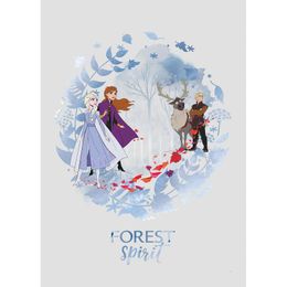Komar Bild &raquo;Frozen Spirit&laquo; Disney 1 Stk. tlg. Wandbild zur Dekoration im Kinderzimmer - ohne Rahmen bunt Holz, Papier