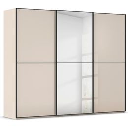 Rauch Schwebet&uuml;renschrank &raquo;Kleiderschrank Schrank Garderobe Schlafzimmerschrank SCALE-DUO&laquo; edle zweigeteilte T&uuml;ren Spiegel/Glas-Mix 3 Zierleisten MADE
