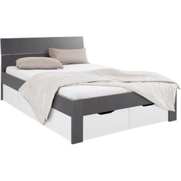 Rauch Bett &raquo;Einzelbett Doppelbett Stauraum FLEXX Breiten 90/140/180 cm&laquo; Einzelbett Doppelbett Stauraum FLEXX Breiten 90/140/180 cm wei&szlig;