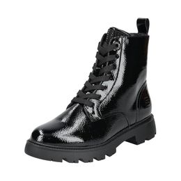 Bagatt Damen Bagatt Schn&uuml;rstiefelette &raquo;Bagatt Stiefelette Lederimitat/Textil&laquo; schwarz 38