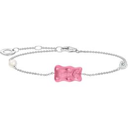 Thomas Sabo Damen Thomas Sabo Armband &raquo;Thomas Sabo x HARIBO Schmuck: Armband mit Goldb&auml;r&laquo; mit Kristallglas, Zirkonia (synth.) - mit 