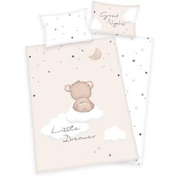 Baby Best Babybettw&auml;sche &raquo;Little Dreamer&laquo; 2 Stk. mit liebevollem Motiv bunt Renforc&eacute;, Obermaterial: 100% Baumwolle