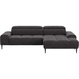 COTTA Ecksofa &raquo;Theo L-Form, B: 290 cm&laquo; mit Kopfteilverstellung, optional Sitztiefenverstellung 100% Polyester (PES)