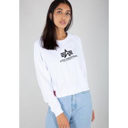 Alpha Industries Damen Sweater &raquo;Basic Boxy Sweater Women&laquo; wei&szlig; S