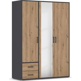 Rauch Dreht&uuml;renschrank &raquo;Kleiderschrank Schrank Garderobe W&auml;scheschrank VOYAGER&laquo; in 3 verschiedenen Ausstattungen BASIC/CLASSIC/PREMIUM, mit modernen 