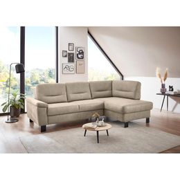 Die PlanBar Ecksofa &raquo;PP-PF23172 L-Form, Breite 244 cm&laquo; Eckgarnitur mit besonders kleinem Stellma&szlig; ca. 160 x 244 cm 100% Polyester