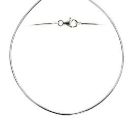 Vivance Damen Collierkettchen &raquo;925/- Sterling Silber rhodiniert&laquo; wei&szlig;