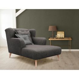Home Affaire &raquo;Baggio Kuschel Mega Lounge Big Sessel&laquo; grau 92% Polyester, 8% Nylon