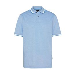 Bugatti Herren Bugatti Poloshirt mit Kontraststreifen blau XXL