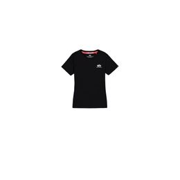 Alpha Industries Damen T-Shirt &raquo;Basic T-Shirt SL W&laquo; schwarz XS