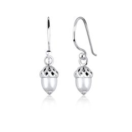 Elli Damen Paar Ohrh&auml;nger &raquo;Haselnuss Traditionell Tracht 925 Sterling Silver&laquo; silber